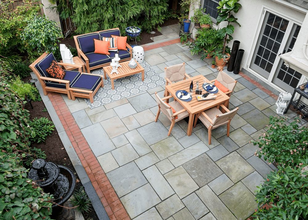 dry-laid-bluestone-w-brick-detail – Gasper Landscape Design & Construction